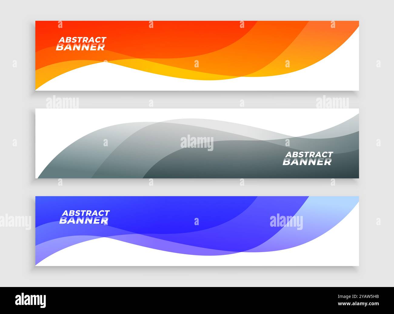 pack of three wide website slider template for business advertisement ...