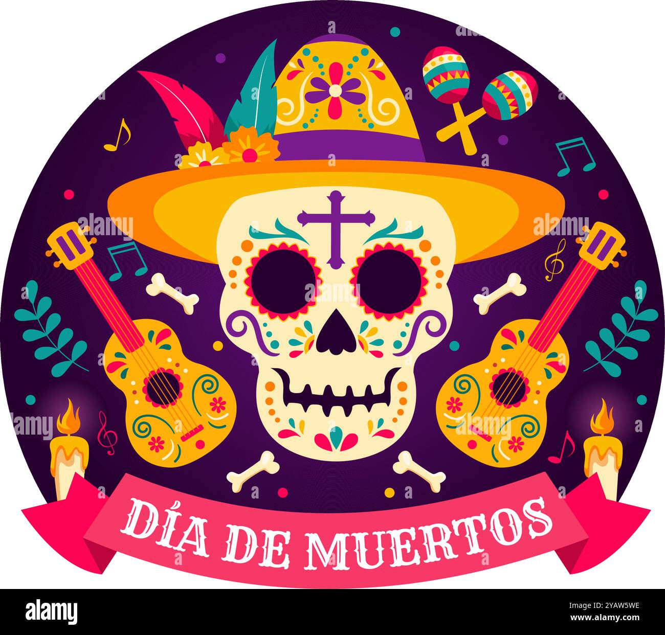 Dia de Los Muertos Translation Day of the Dead, featuring Illustration ...