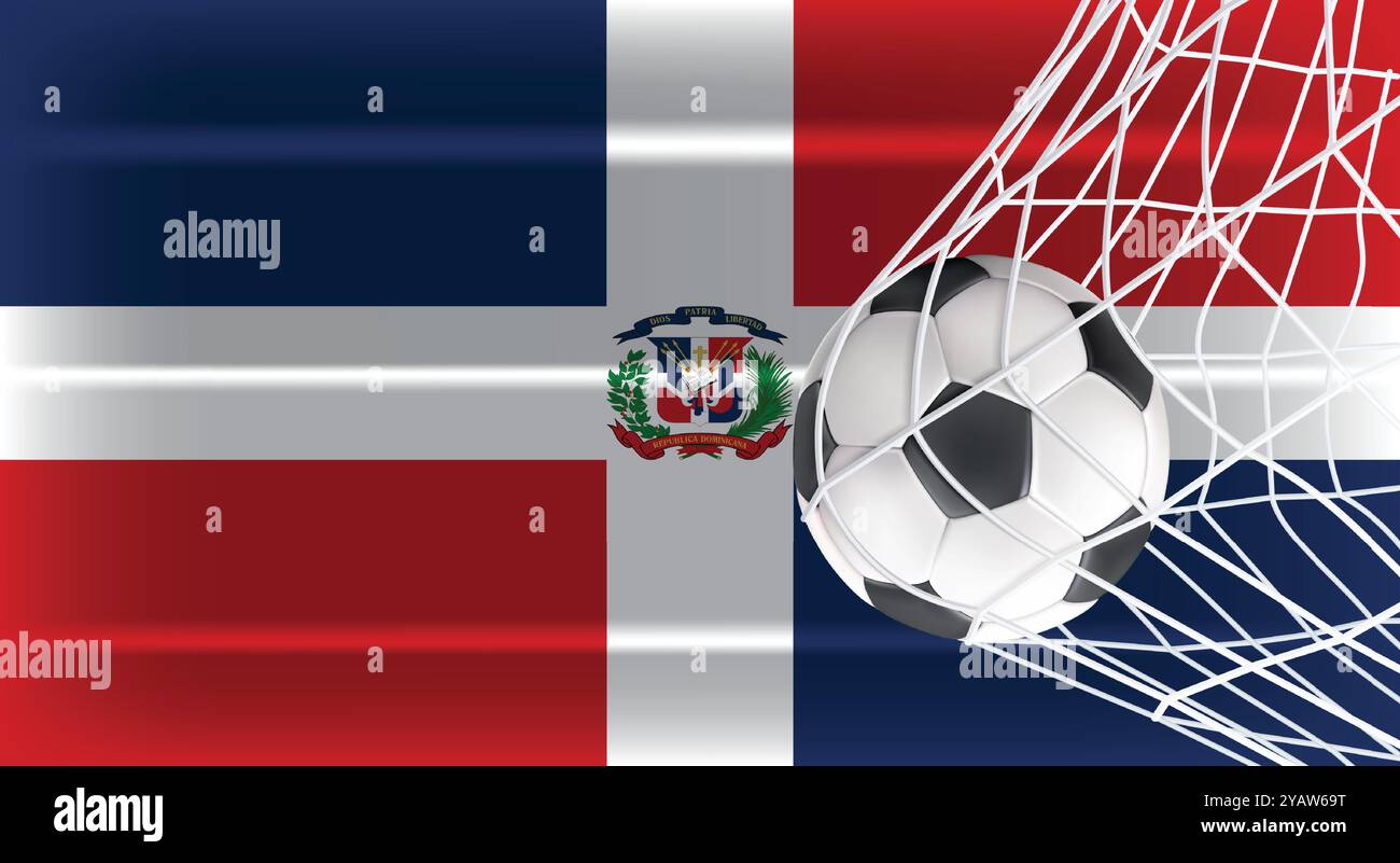 Dominican republic football Stock Vector Images - Alamy