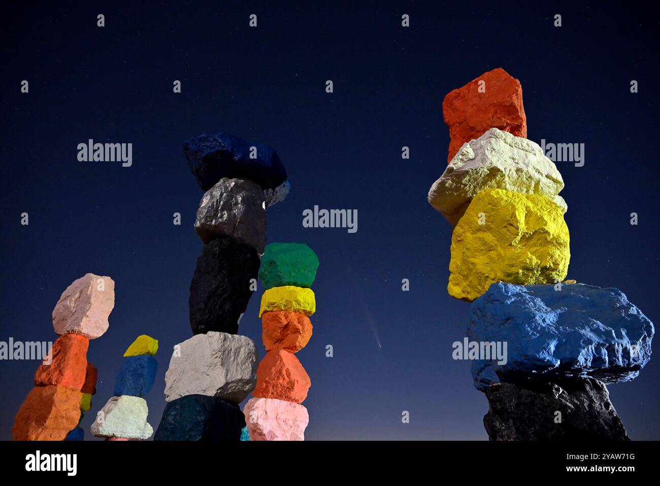 Las Vegas, Nevada, USA. 15th Oct, 2024. Comet C/2023 A3 (Tsuchinshan ...