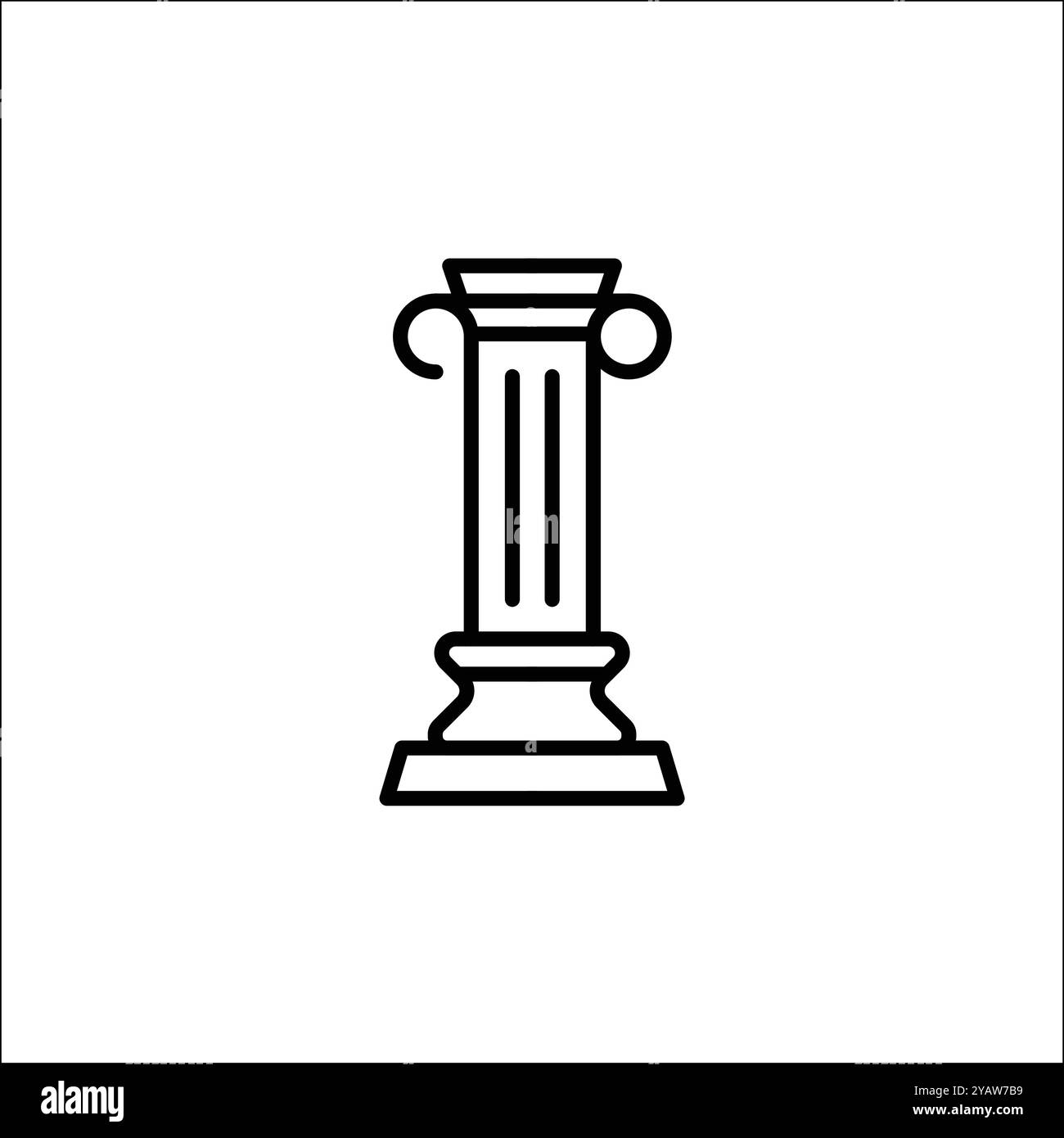 Broken roman column Black and White Stock Photos & Images - Alamy