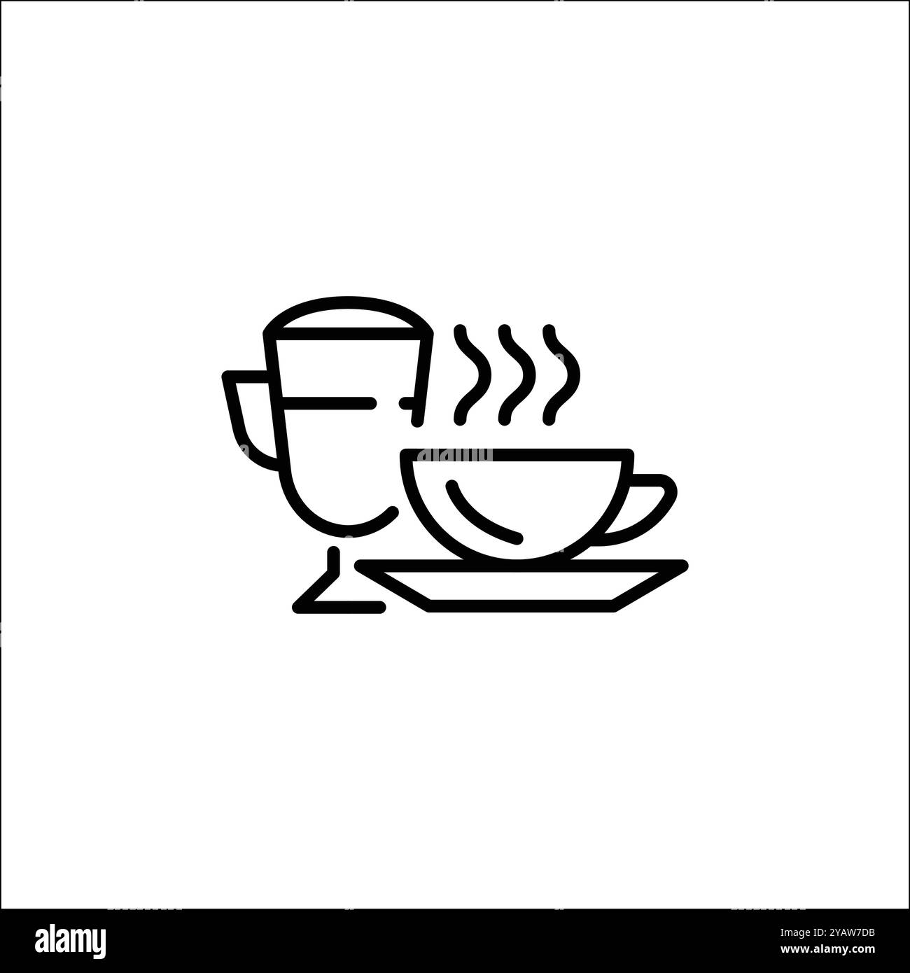 Cup product Black and White Stock Photos & Images - Alamy