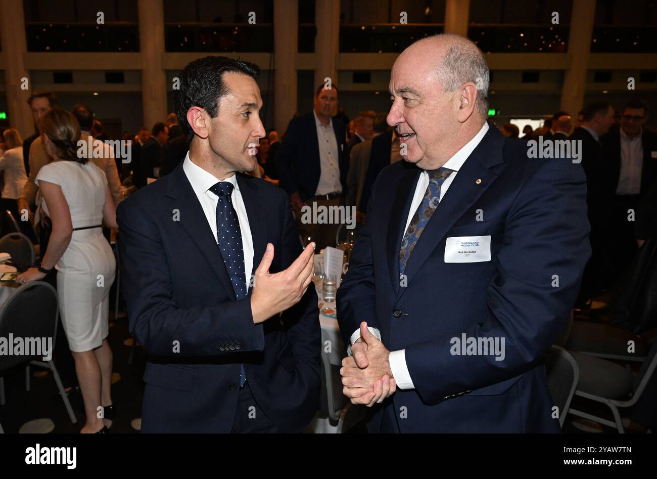 Brisbane, Australia. 16th Oct, 2024. Queensland Opposition Leader David ...