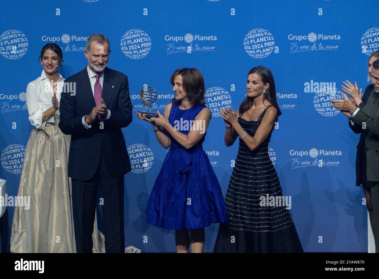 Barcelona, Spain. 15th Oct, 2024. Press conference with the winner and ...