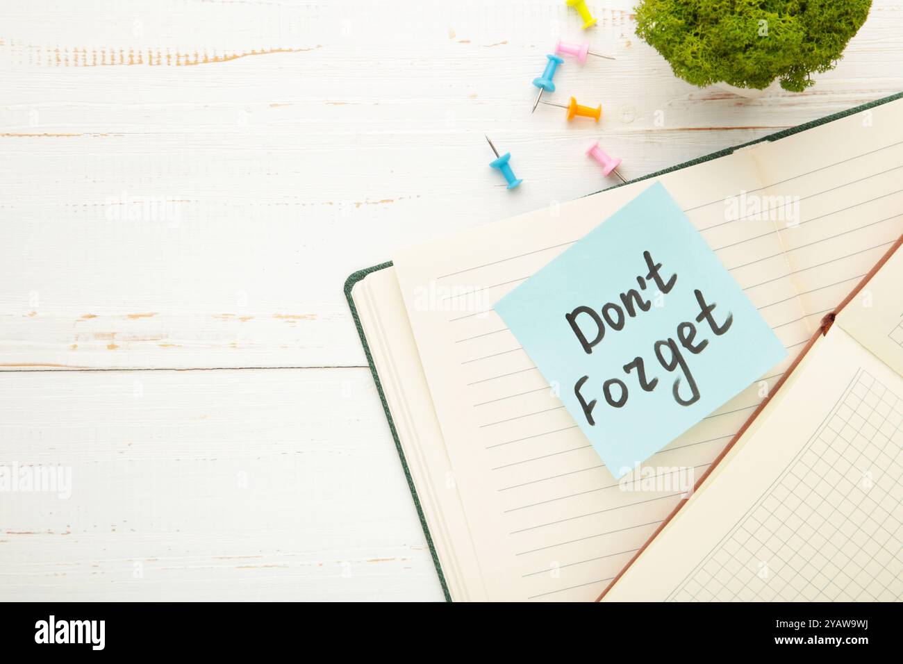 Open notebook handwritten word hi-res stock photography and images - Alamy