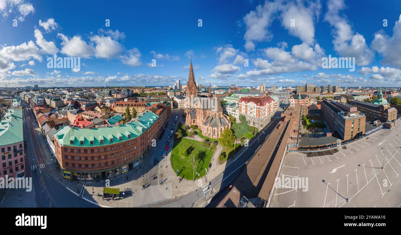 Aerial view malmo old town hi-res stock photography and images - Alamy