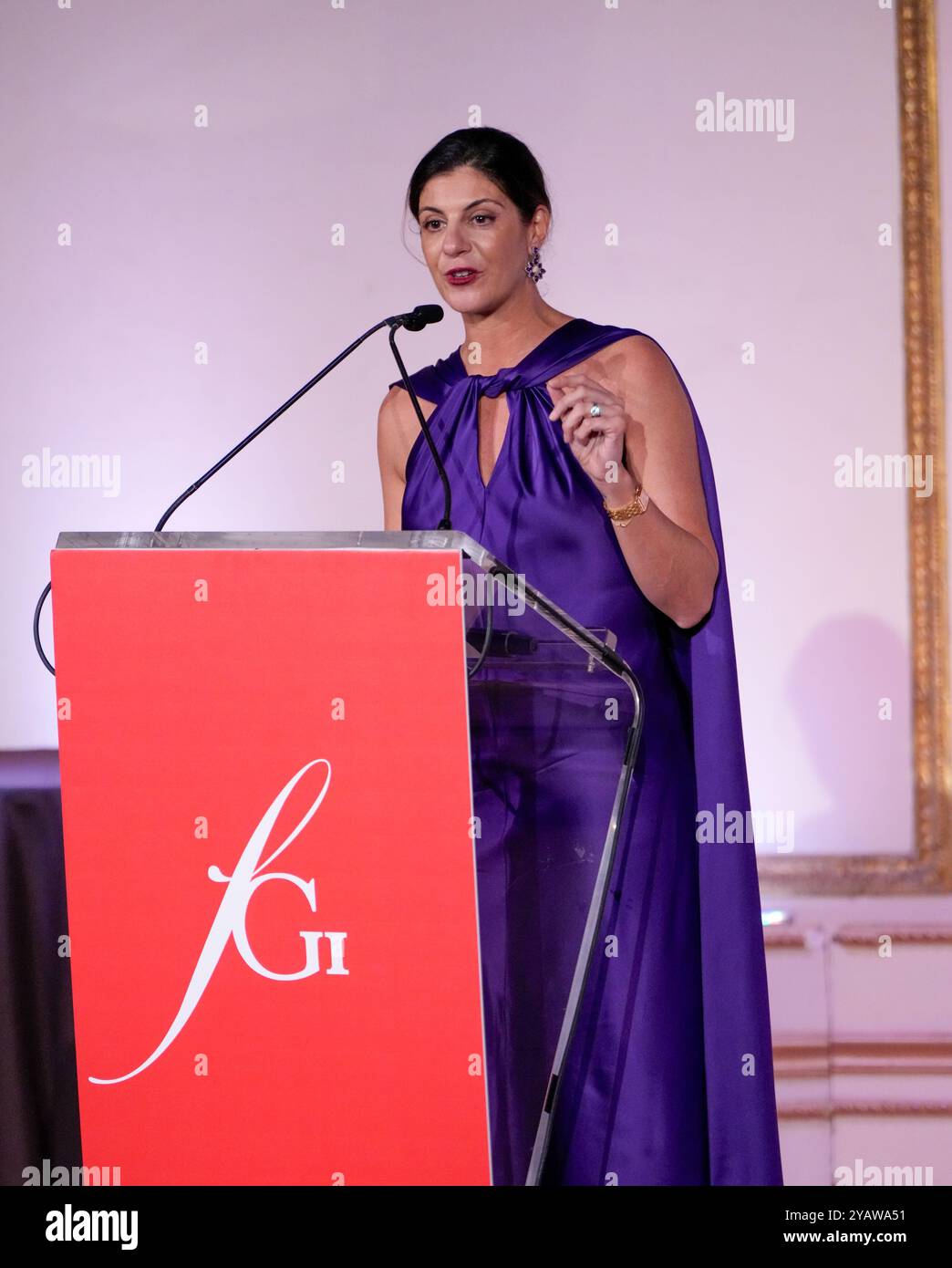 New York, United States. 15th Oct, 2024. Maria Giulia Prezioso ...