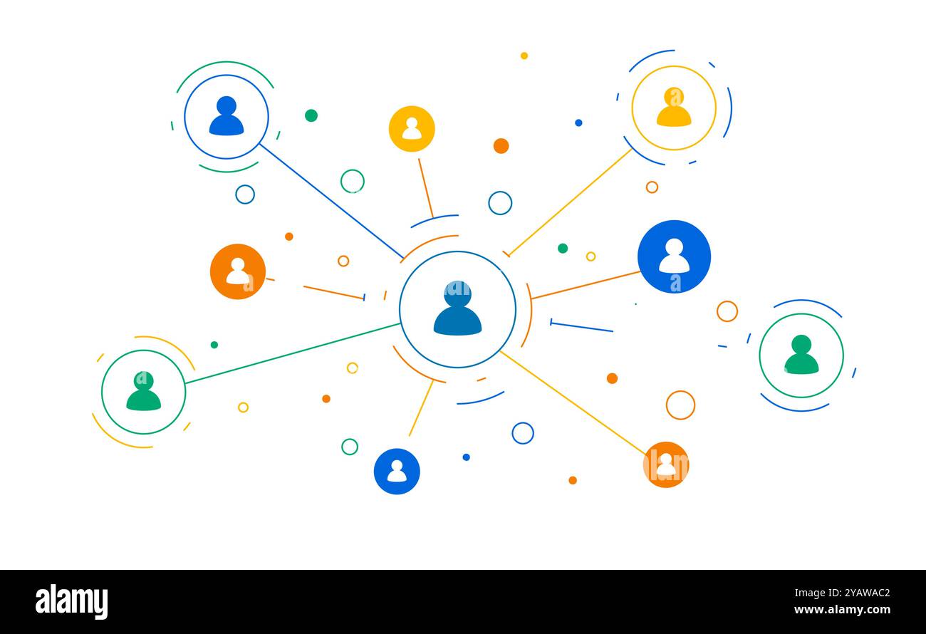 people connecting web network diagram background vector Stock Vector Image & Art - Alamy