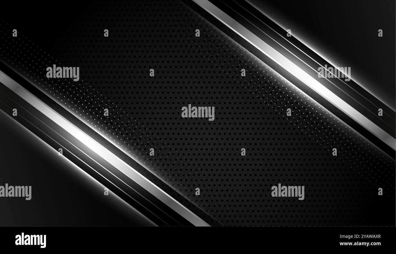 modern dark wallpaper with diagonal metallic line design vector Stock ...