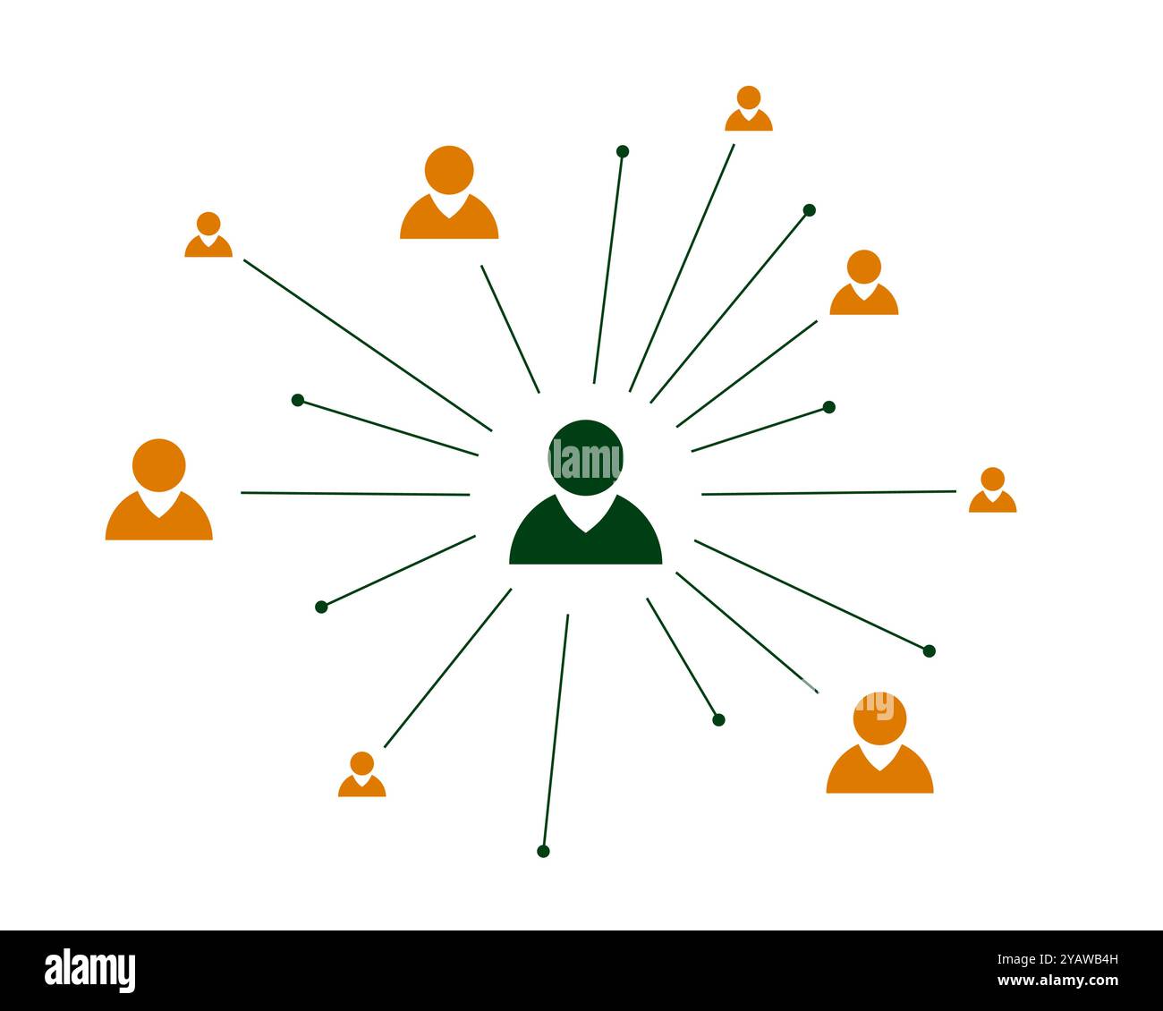 Tree topology diagram Cut Out Stock Images & Pictures - Alamy