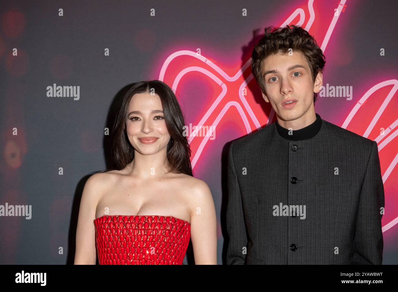 New York, United States. 15th Oct, 2024. (L-R) Mikey Madison and Mark ...