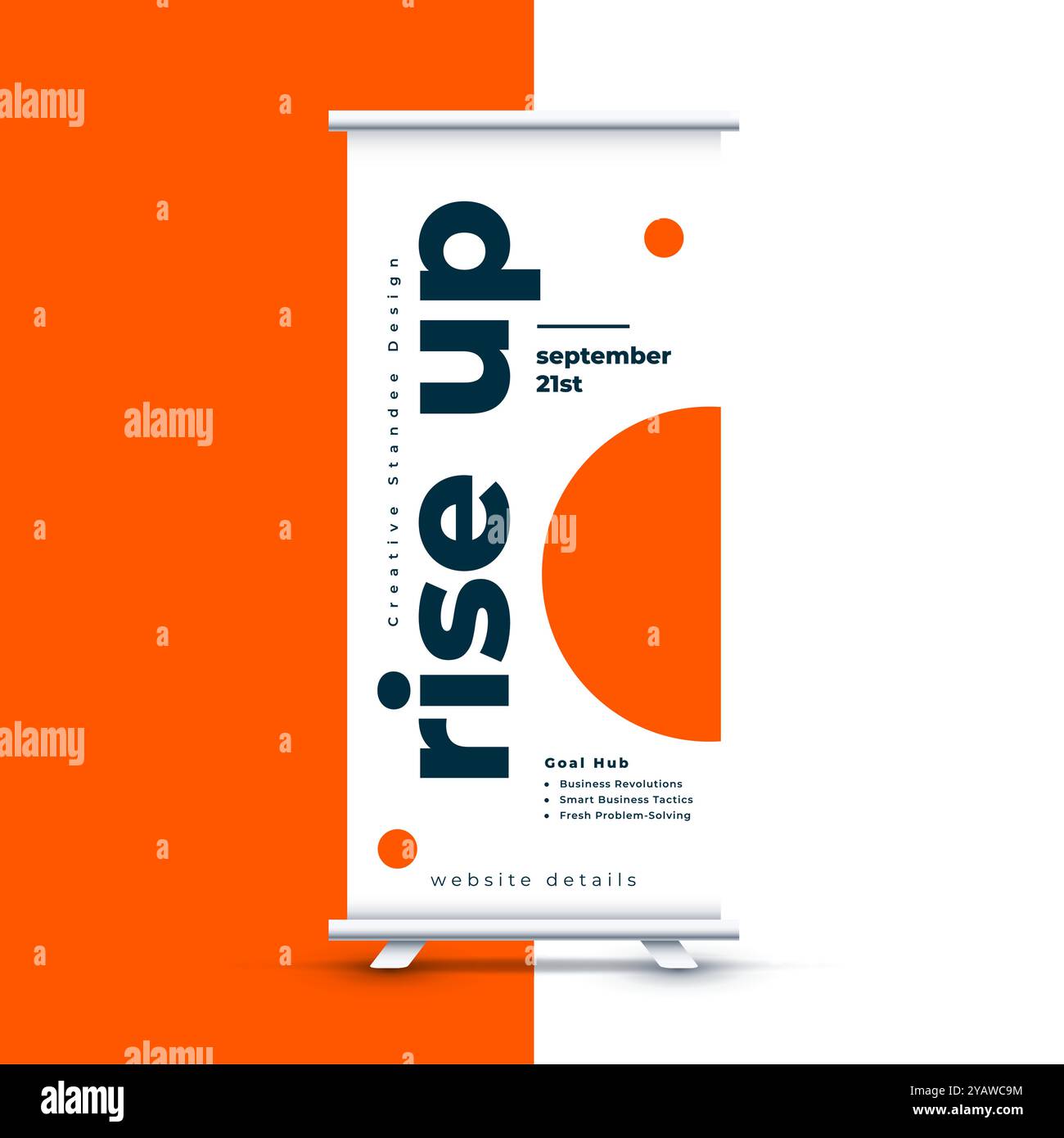 Business standee template hi-res stock photography and images - Alamy