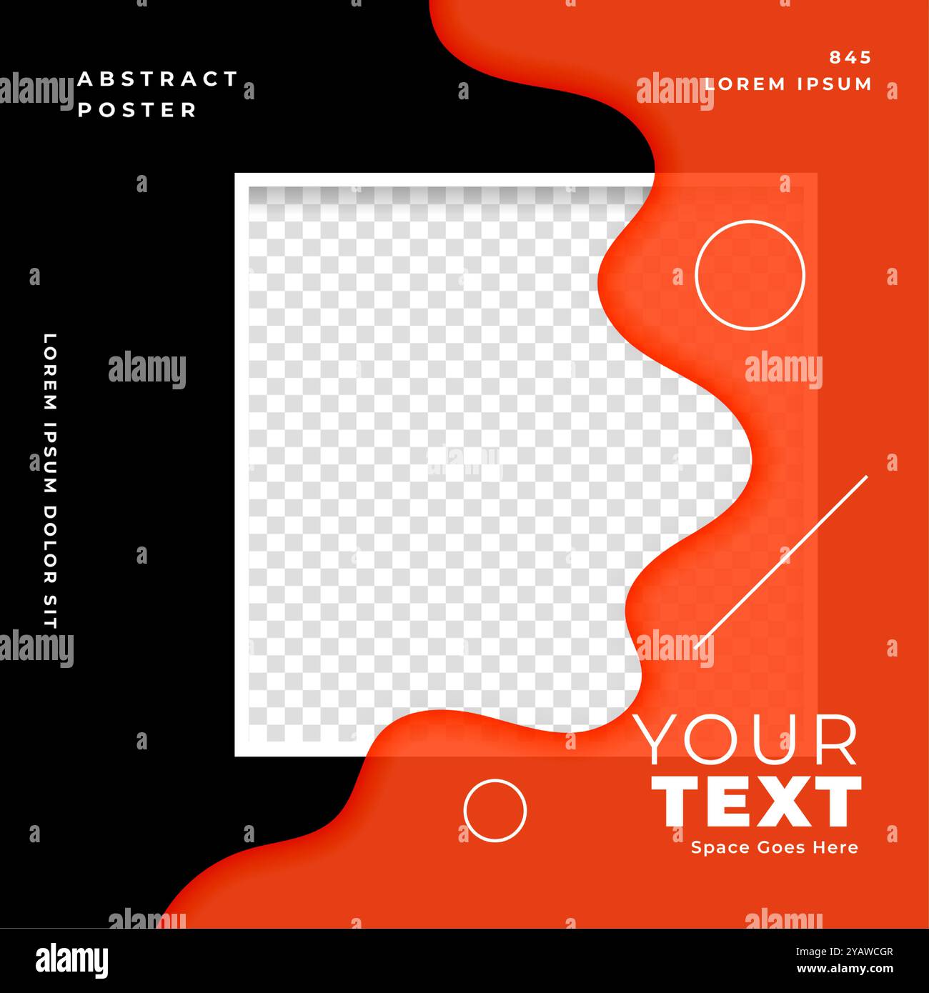 fluid style social media promo frame background for magazine cover page ...