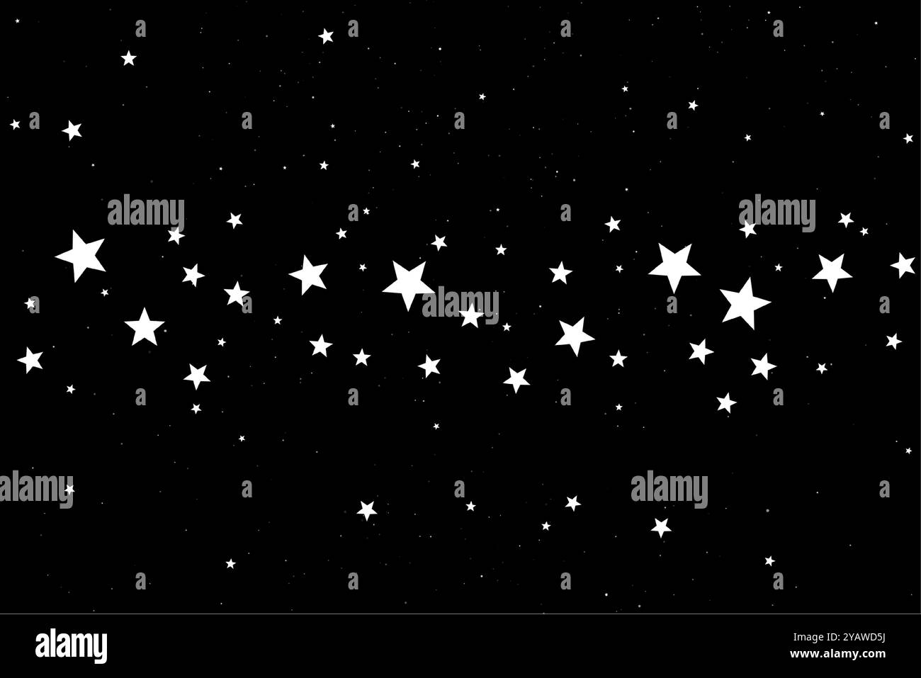 decorative small star pattern dark background design vector Stock ...