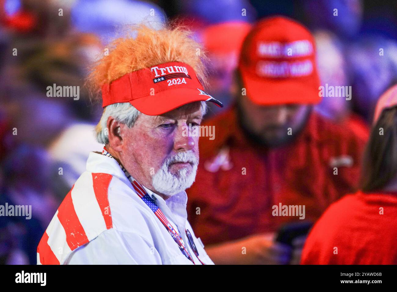 ATLANTA, GEORGIA - OCTOBER 15: Supporters of Republican presidential ...