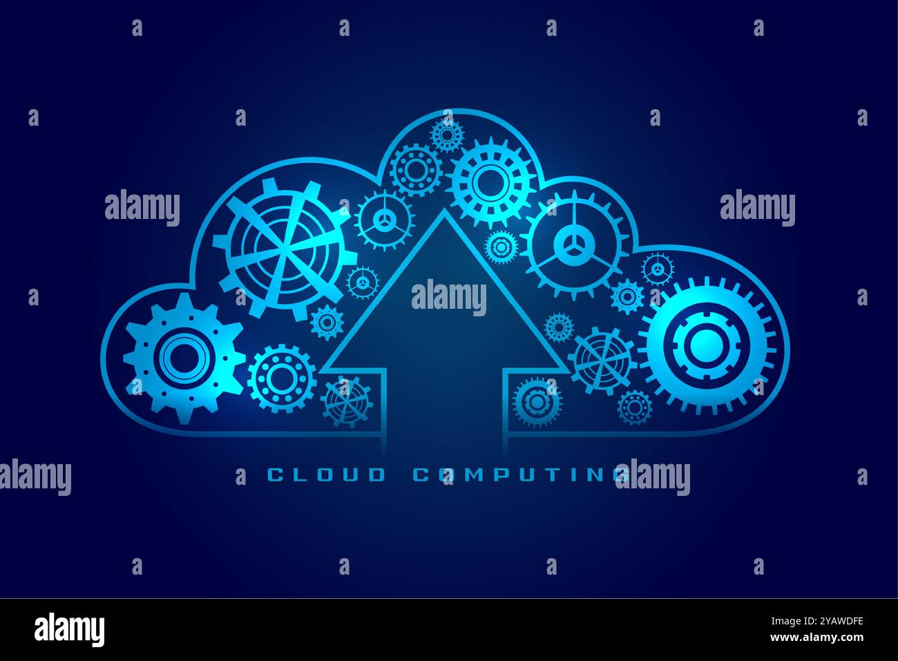 Gear cloud concept visualization hi-res stock photography and images ...