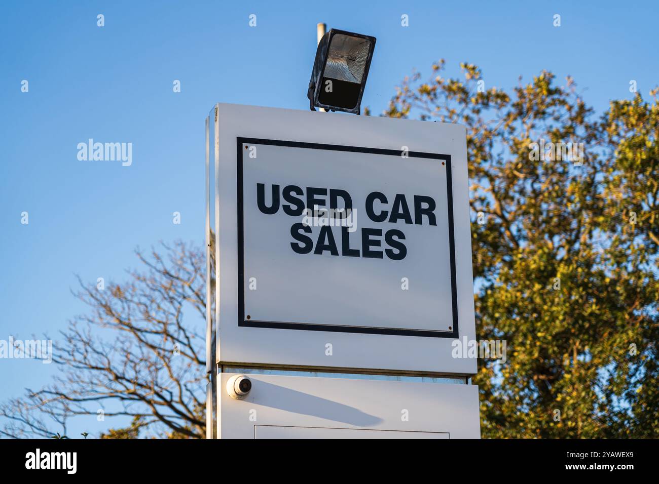 Used Car Sales external sign Stock Photo - Alamy