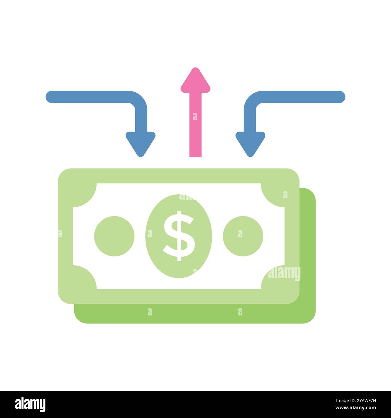 Grab this carefully designed flat icon of money flow in trendy style Stock Vector Image & Art ...