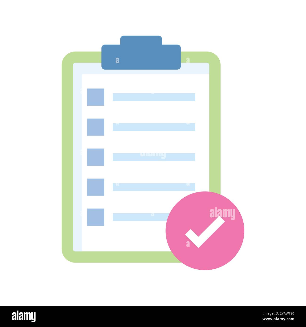 Verification checklist Stock Vector Images - Alamy