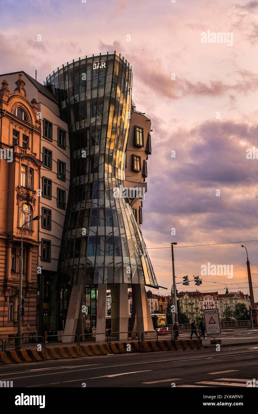 Praque, Czech Republic, May 05.2023: The Dancing House, or Fred and ...