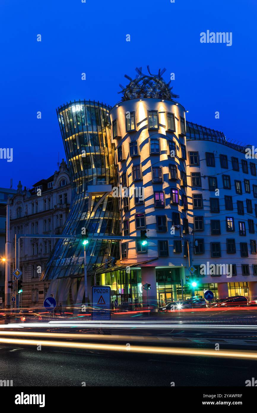 Praque, Czech Republic, May 05.2023: The Dancing House, or Fred and ...