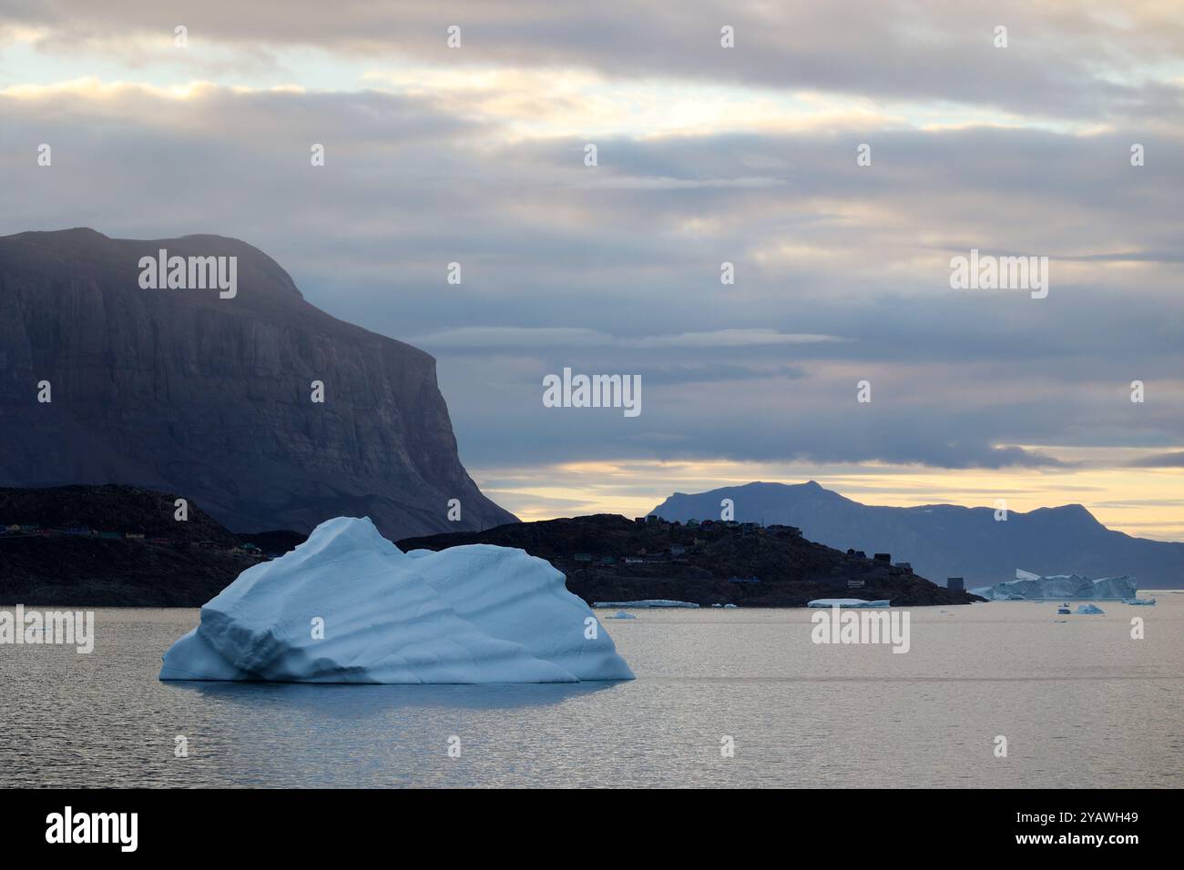 Arctic-Iceberg in Uummannaq Fjord, Greenland, Denmark Stock Photo - Alamy