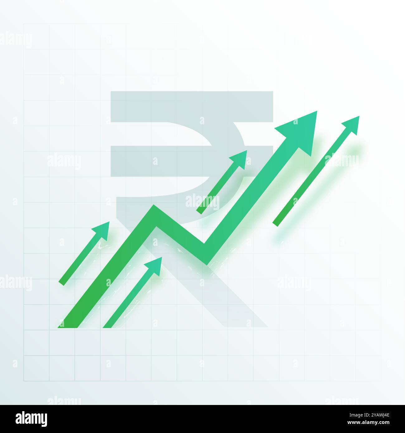 indian digital rupee with growth arrow a sign of financial stability ...