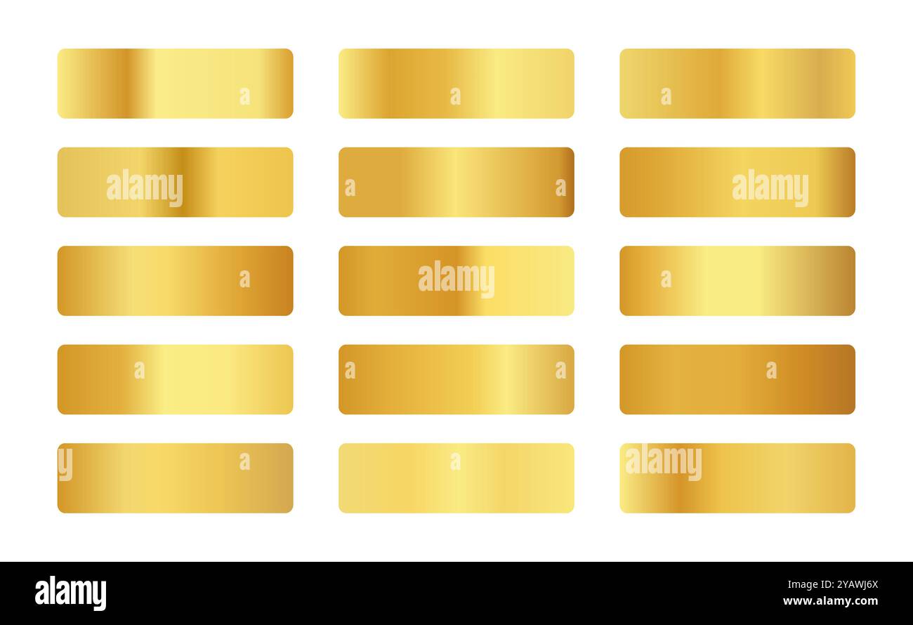 Golden color palette Stock Vector Images - Alamy