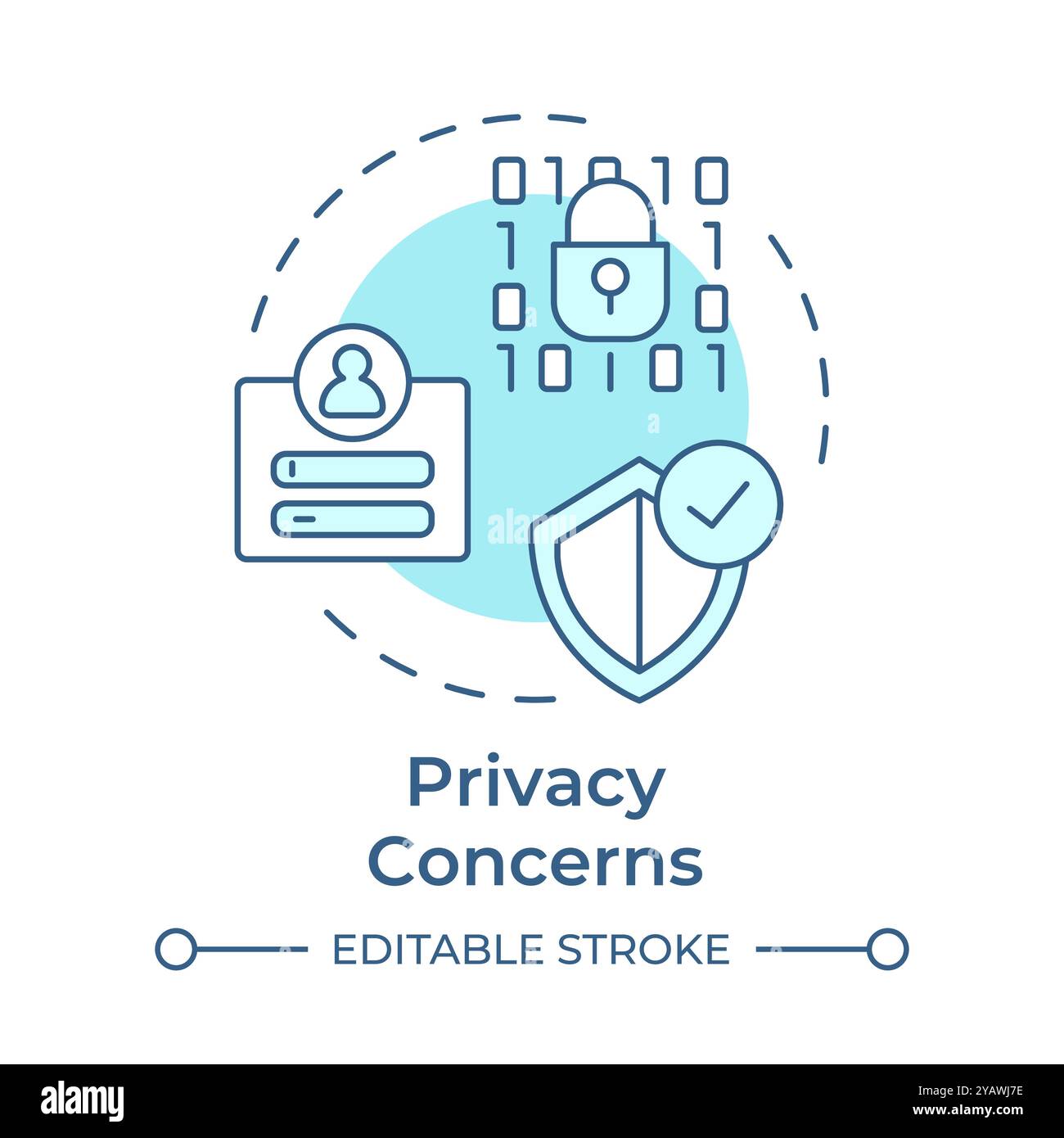 Security concerns Stock Vector Images - Alamy