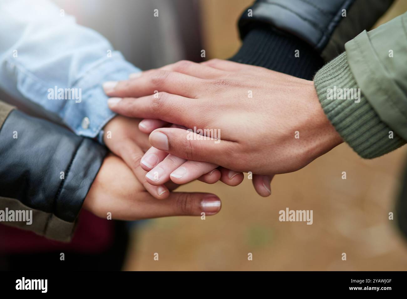 Group solidarity piling hi-res stock photography and images - Alamy
