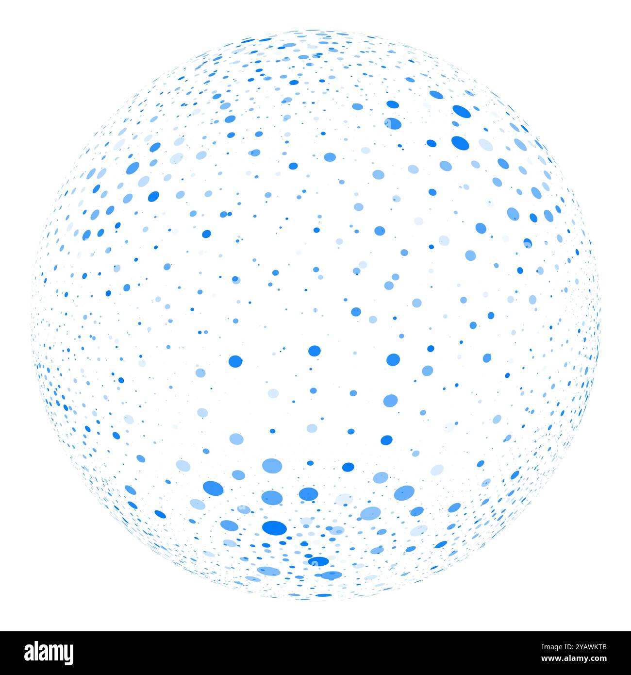 abstract halftone dotted sphere shape background vector Stock Vector ...