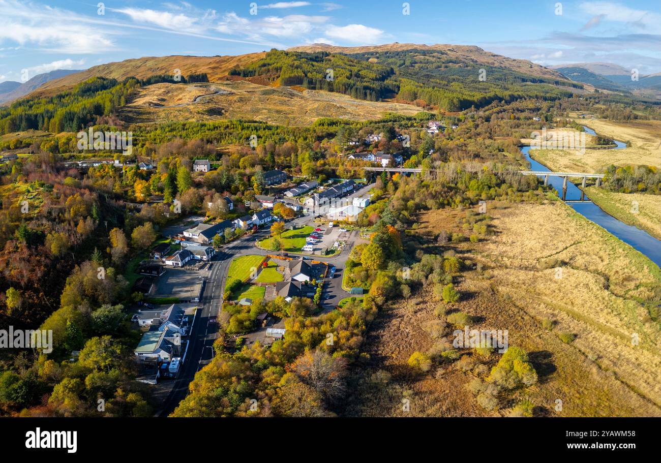 Aerial view of crianlarich hi-res stock photography and images - Alamy