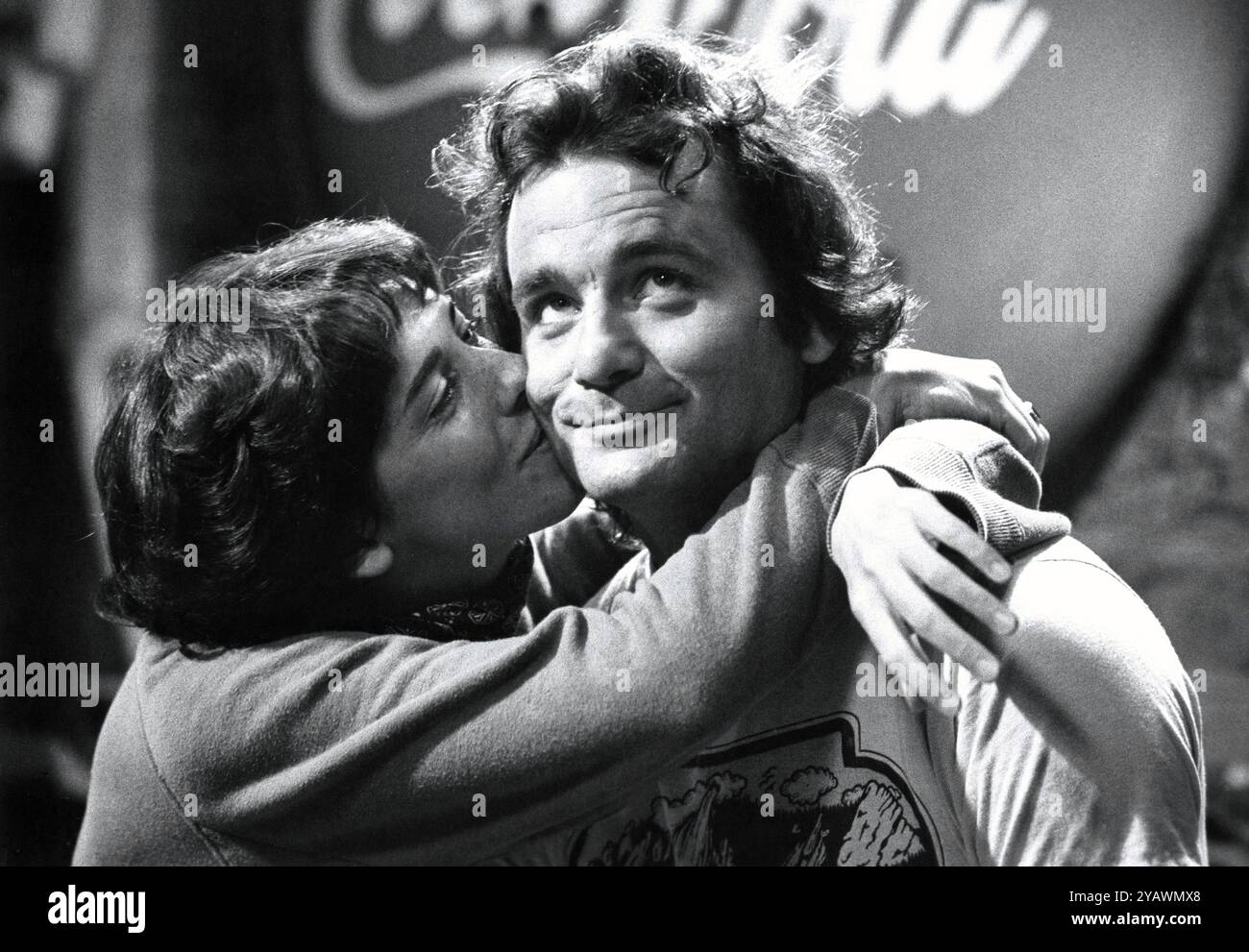 Kiss on cheek 1970s hi-res stock photography and images - Alamy