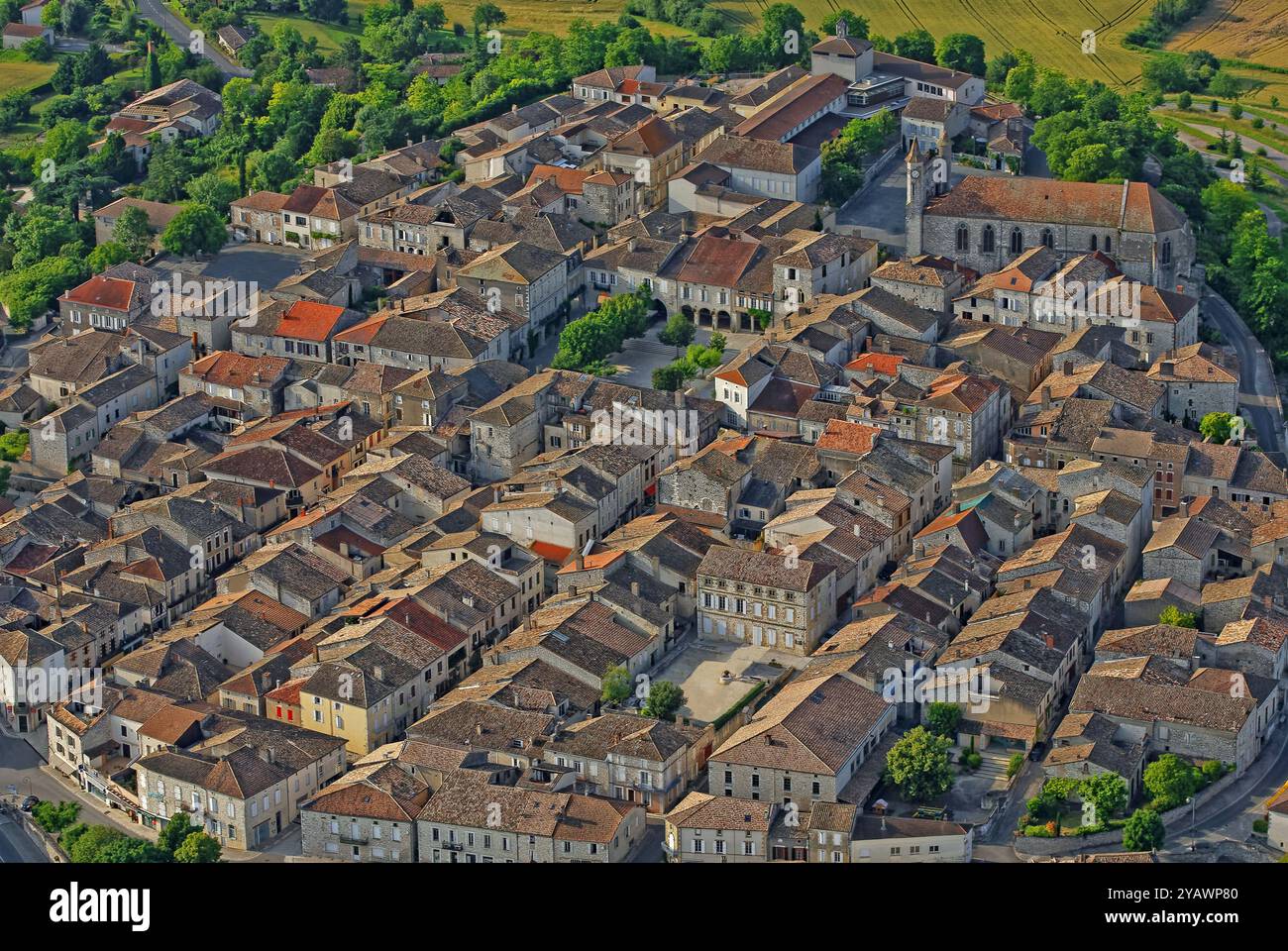 France, Lot-et-Garonne department, Monflanquin, town labeled the most ...