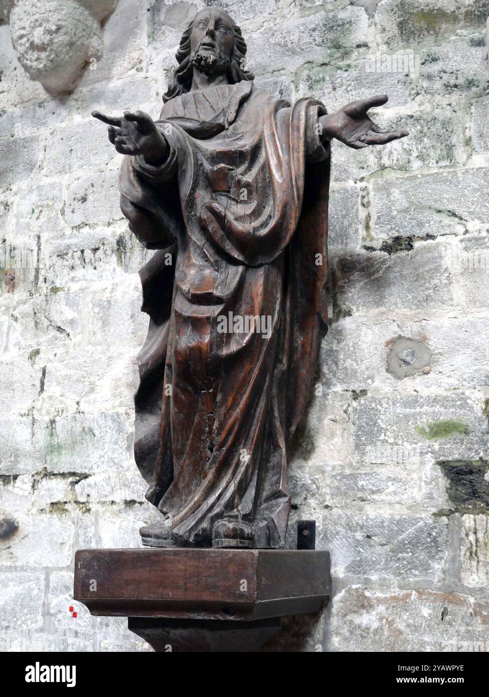 Brittany. Saint-Yves. The Saint-Tugdual Cathedral of Treguier in the ...
