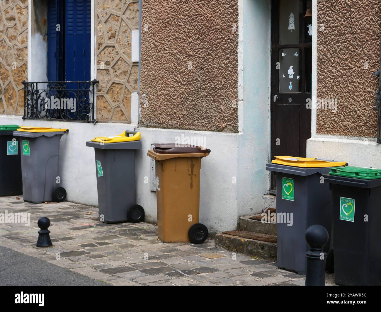 France, suburbs of Paris. The village of Saint-Prix in the Val d'Oise ...
