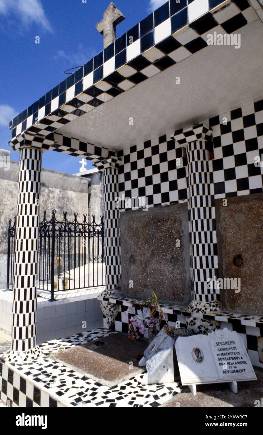 France. Martinique. The island's highly decorated cemeteries. FRANCE ...