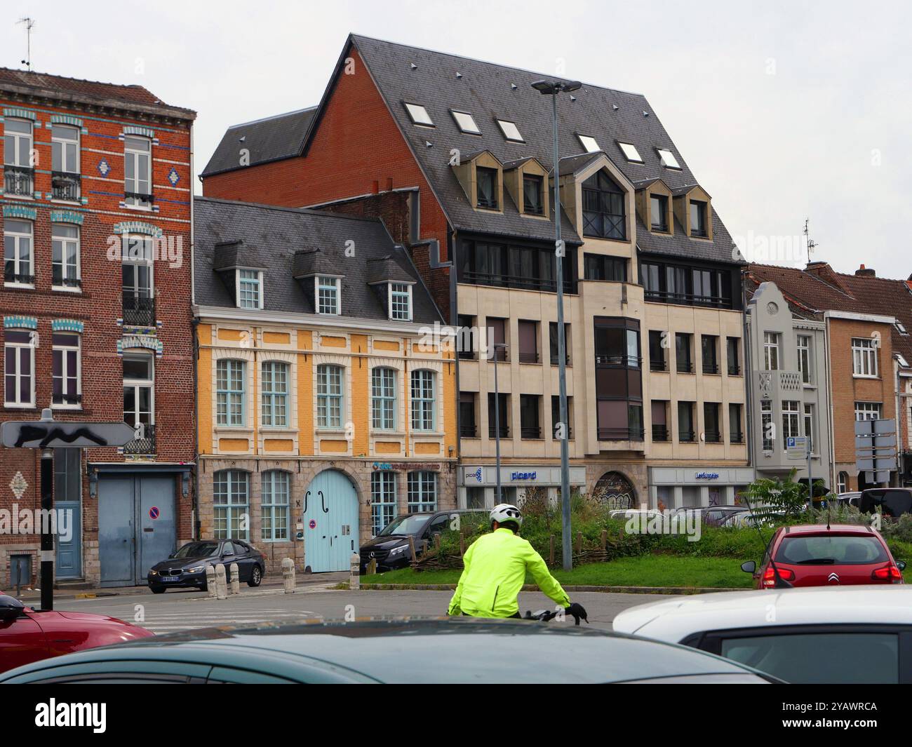 France. Lille's typical brick houses. FRANCE, LILLE, LILLOIS, LILLOISE ...