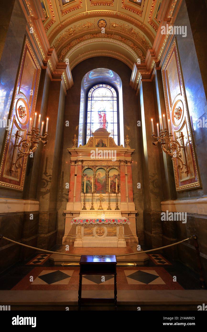 St. Stephen's Basilica, a Roman Catholic place of worship, at Szent ...