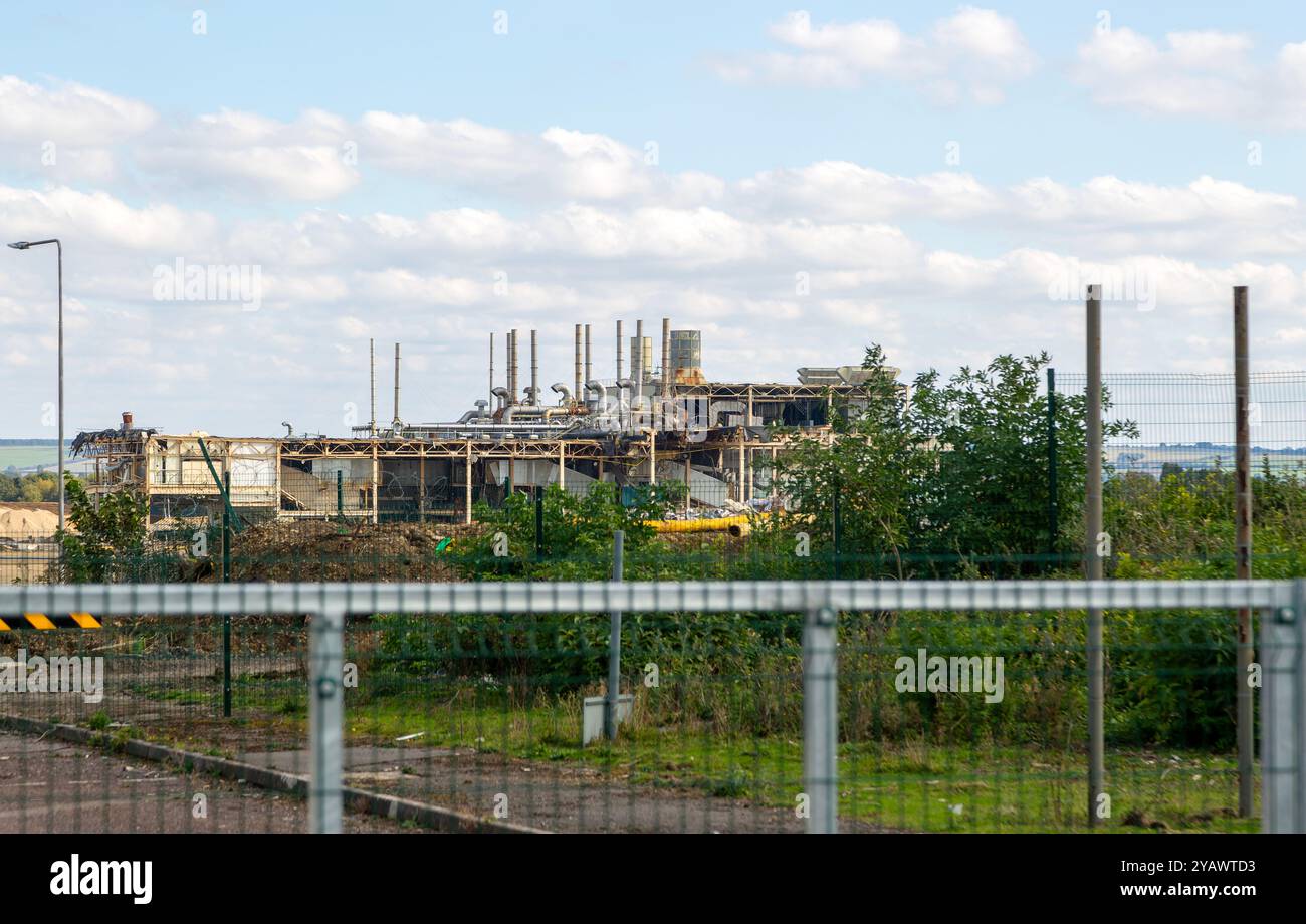 Demolition of Honda factory building for site redevelopment, Swindon ...