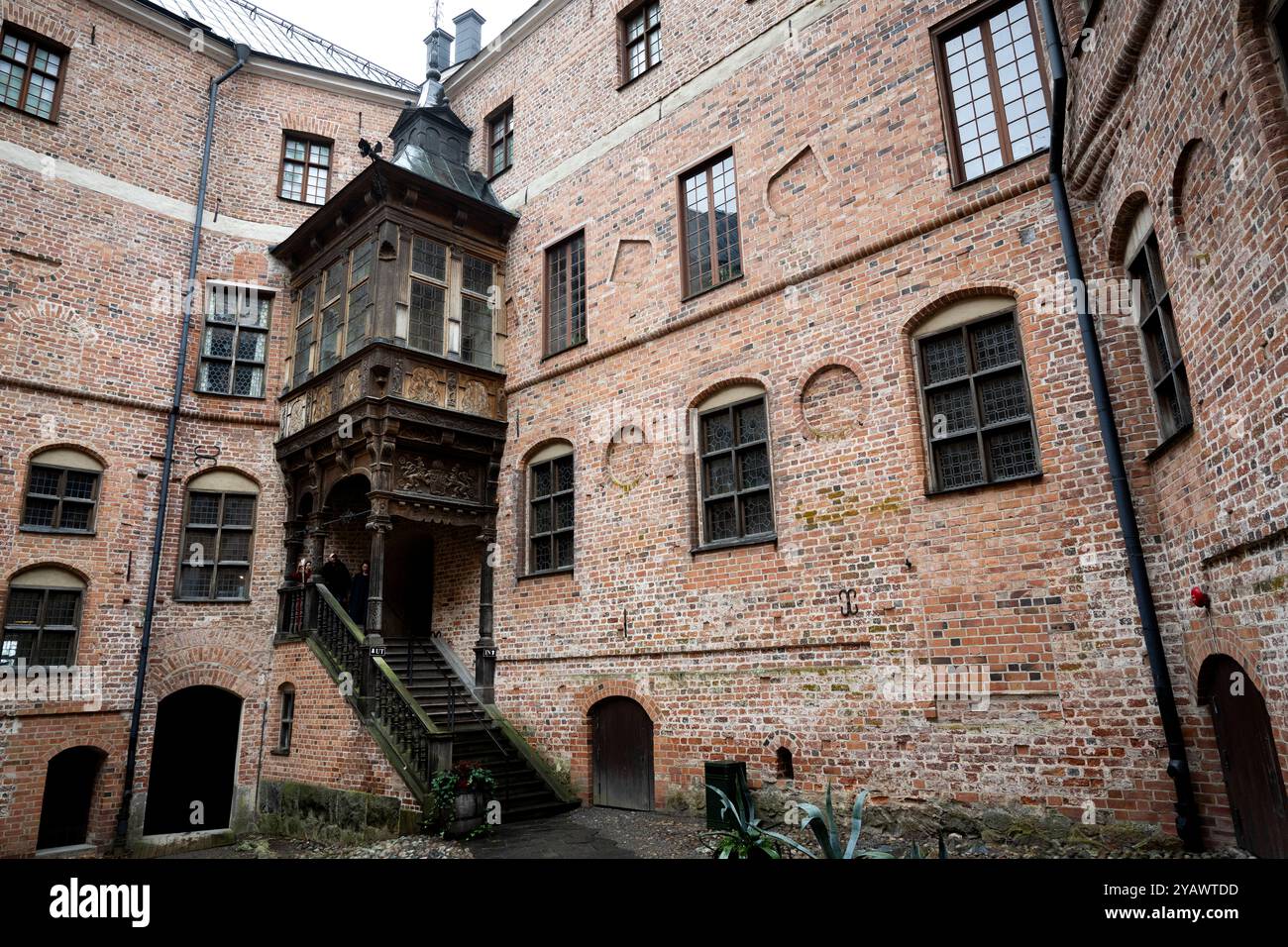 Gripholm Castle in Mariefred, Sweden. The castle was built in the 16th ...