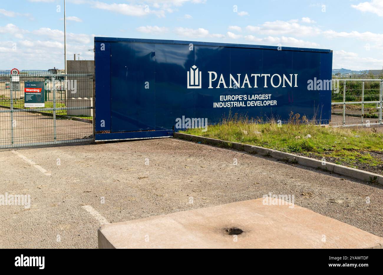 Panattoni sign, demolition of Honda factory building for site ...