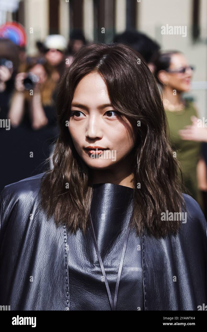 Milan, Italy. 17th Sep, 2024. Haruna Kawaguchi attends the Fendi ...