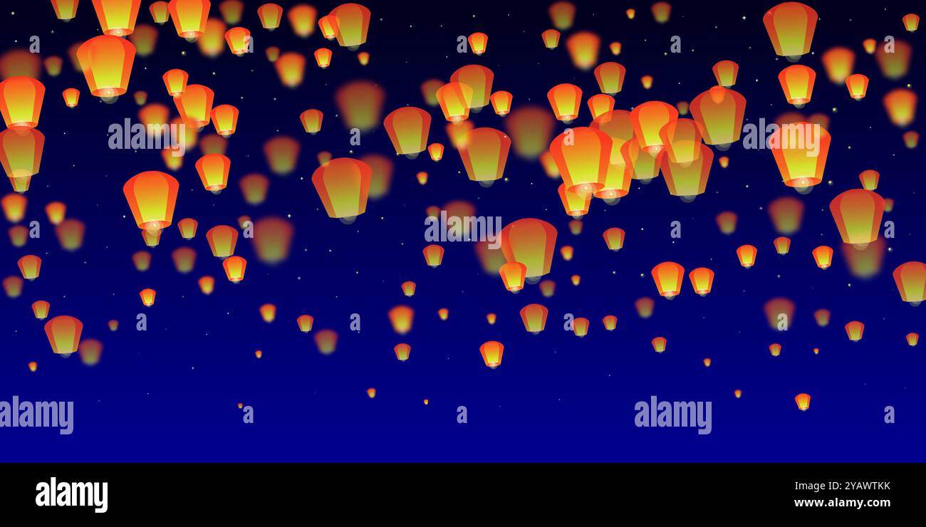 Traditional thai ceremony in Stock Vector Images - Alamy