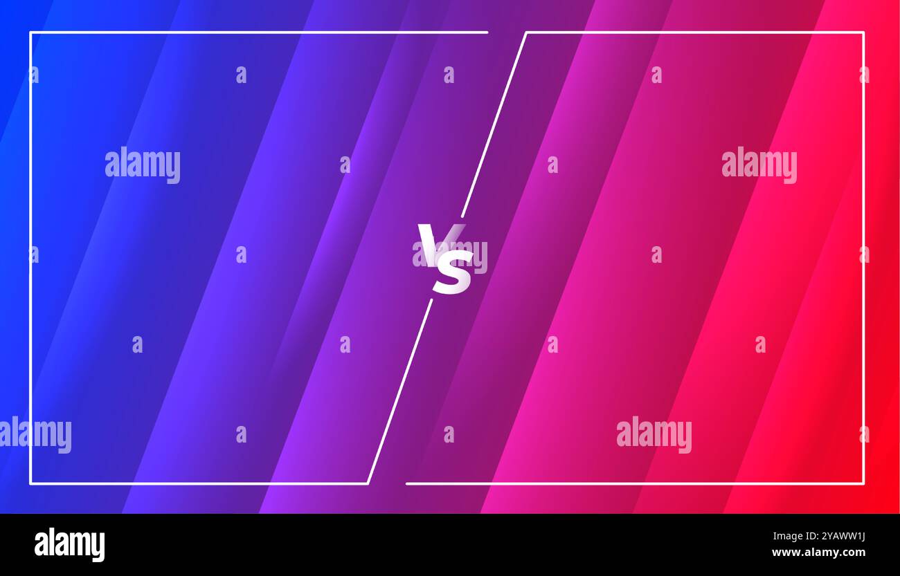 Versus screen vector vectors hi-res stock photography and images - Alamy