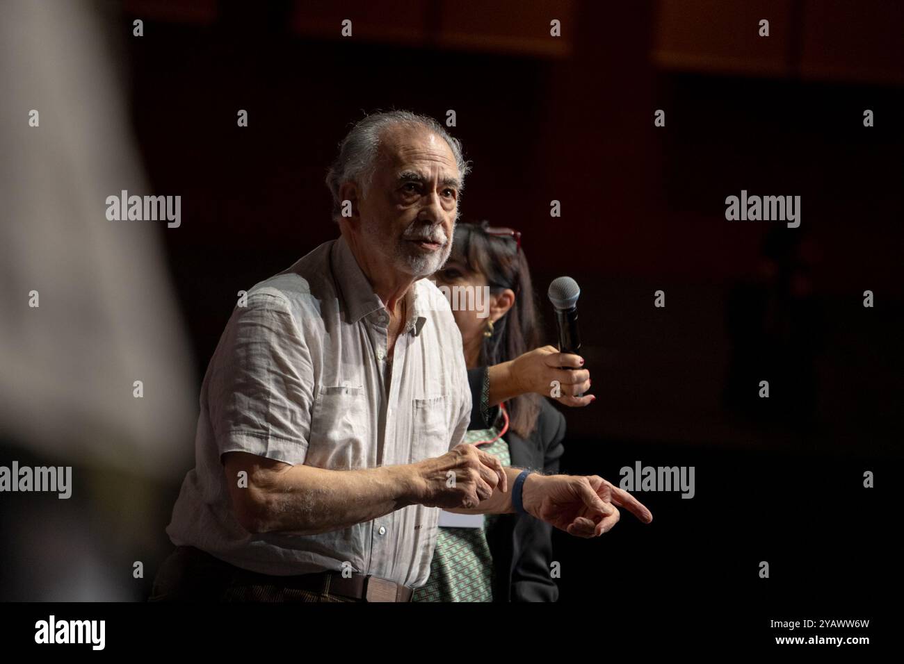 Rome, Italy. 15th Oct, 2024. Director Francis Ford Coppola attends the ...