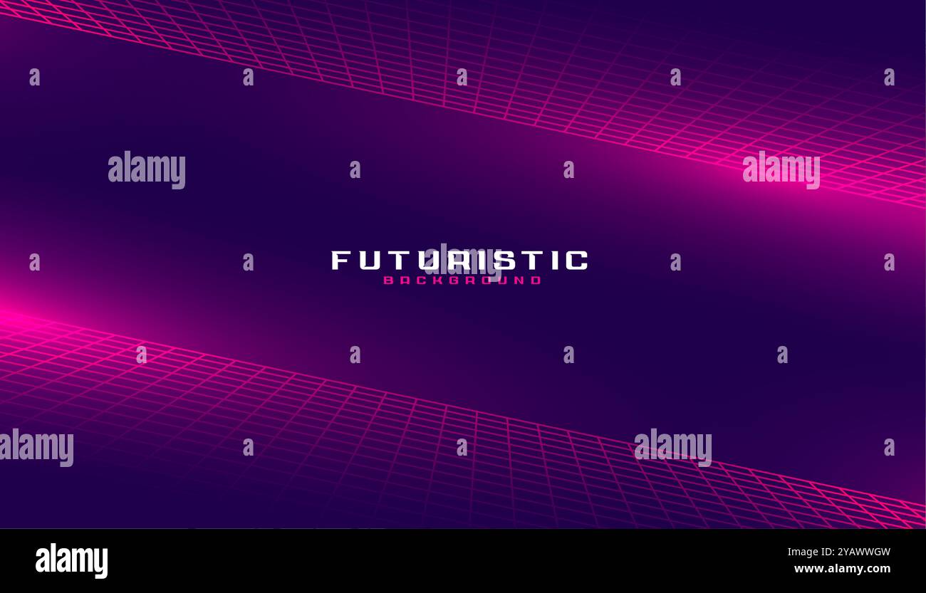 sci-fi and cyber lines with neon laser for modern background vector ...