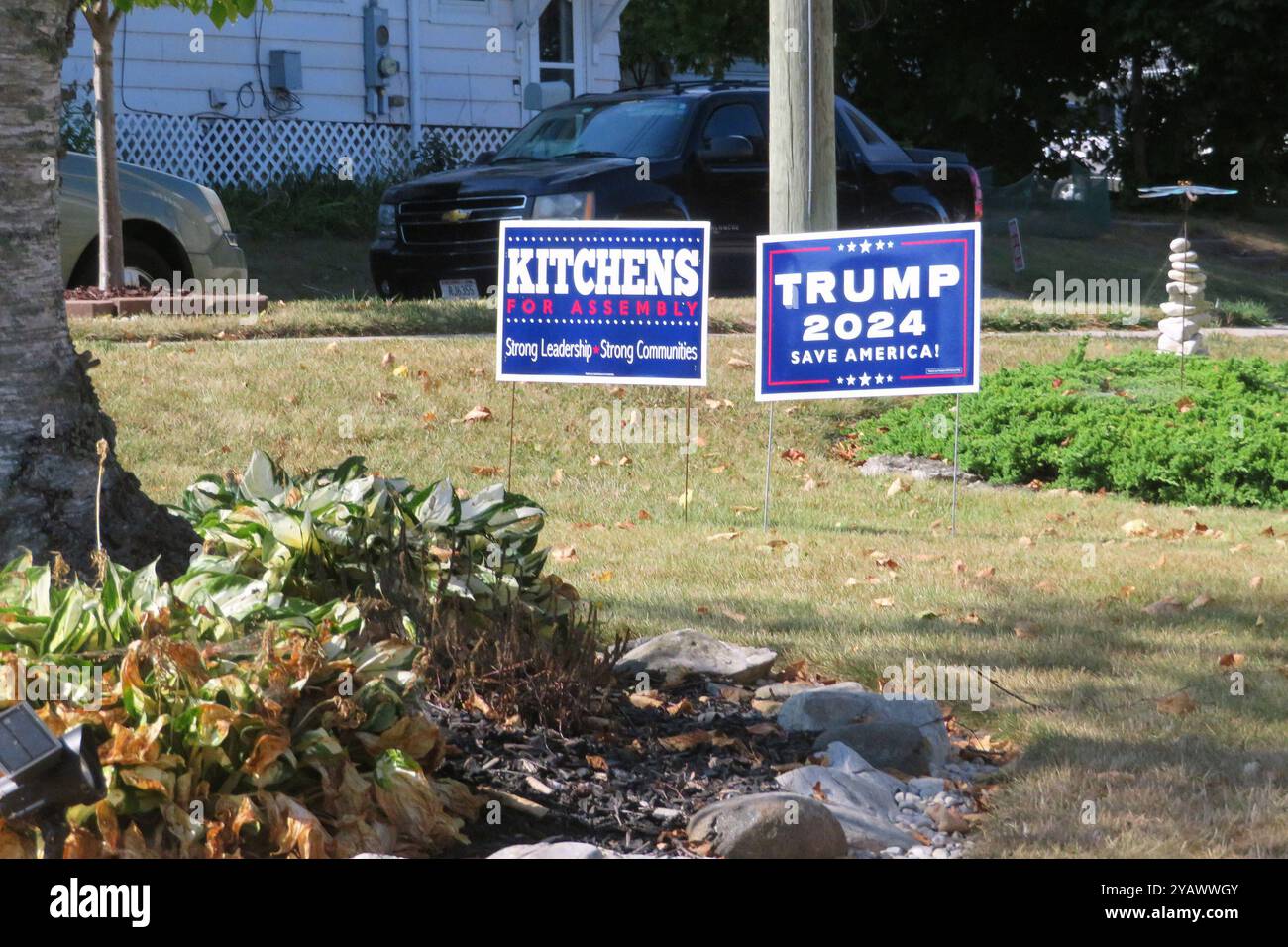 Political Yard Signs, private Wahlplakate, und Wahlwerbung zur ...