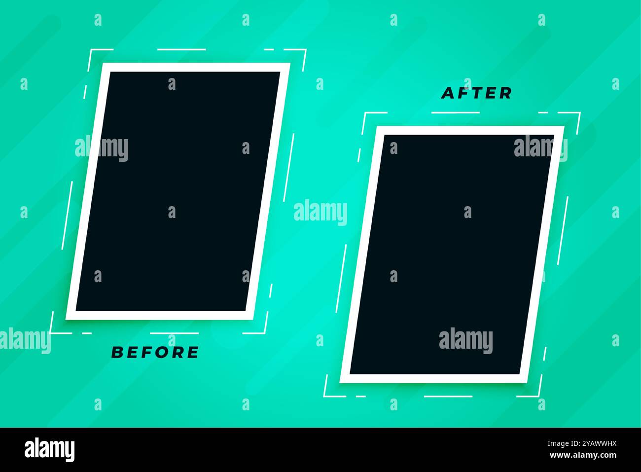 Template before after background Stock Vector Images - Alamy