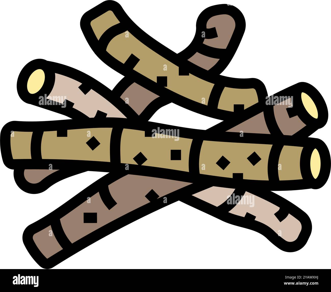 Babul plant Stock Vector Images - Alamy